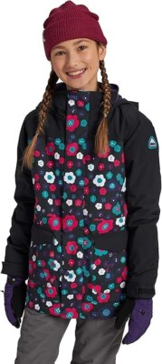 Burton Girls Elstar Ski Snowboard Winter Jacket, Flower Power, Large | eBay