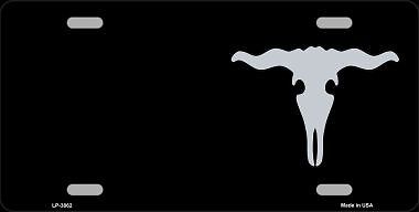 Cattle Skull Offset Metal Novelty License Plate Tag LP3862 | eBay