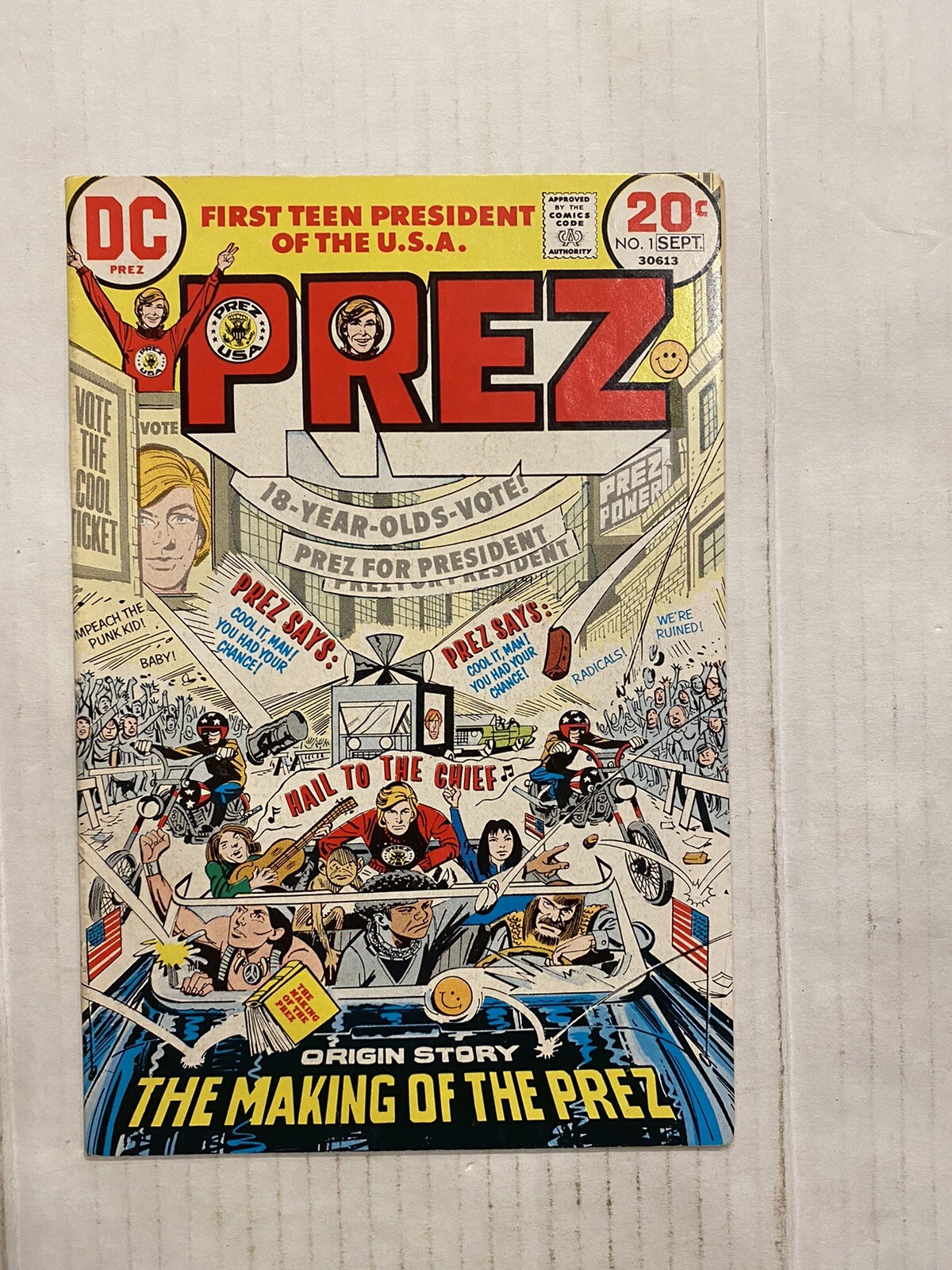 Prez #1 Sept 1973 Bronze Age DC Comics | eBay