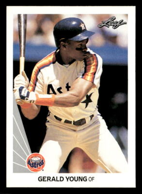 Gerald Young 1990 Leaf Inc Card #214 Houston | eBay