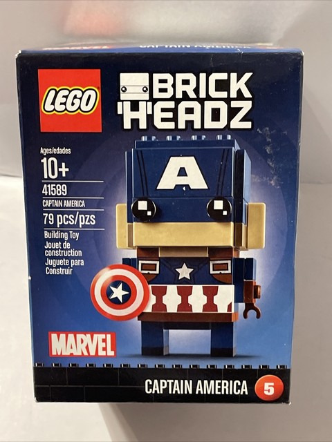 LEGO BrickHeadz Captain America (41589) for sale online | eBay