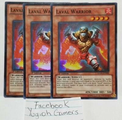 YUGIOH LAVAL WARRIOR X3 HA05 1ST EDITION SUPER LIGHT PLAYED | eBay