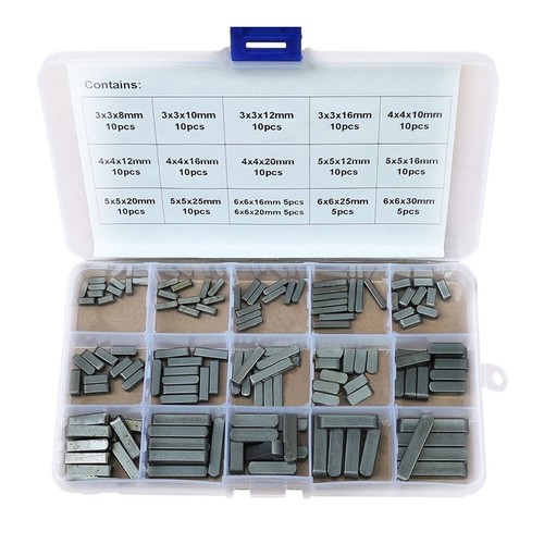 Sturdy Round Head Feather Key Set M3 M6 140 Pieces for Various ...