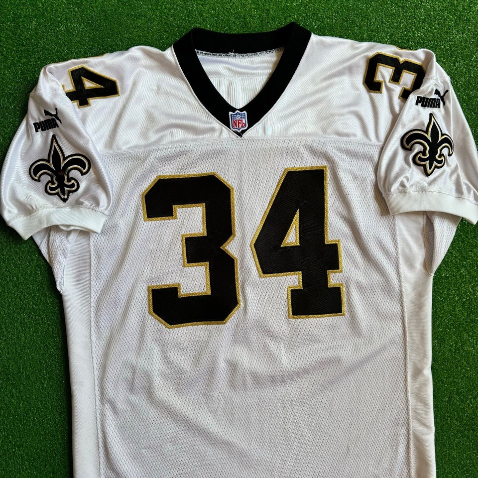 2000 Ricky Williams New Orleans Saints Authentic Puma NFL Jersey Size ...