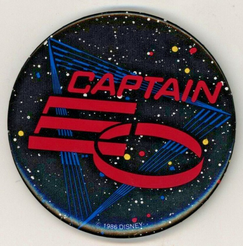 1986 Disney Captain EO 3" Pinback Button | eBay