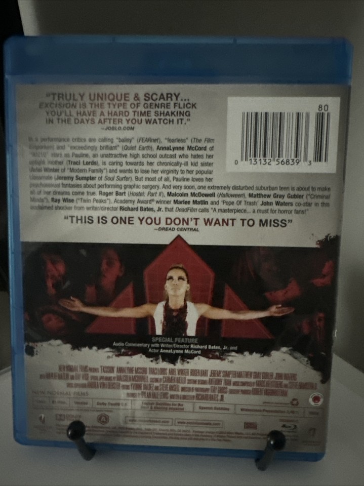 Excision (Blu-ray, 2012, Unrated) John Waters, Ray Wise, Malcom ...