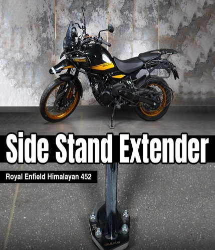SIDE STAND EXTENDER FIT FOR ROYAL ENFIELD NEW HIMALAYAN 450 | eBay