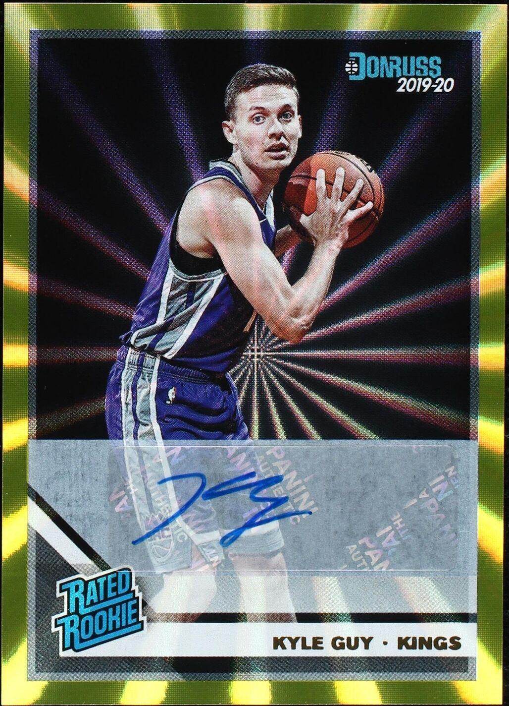 2019-20 Panini Donruss - Rated Rookie Kyle Guy #245 Holo Yellow Laser ...
