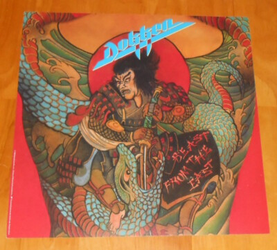 Dokken Beast from the East Poster 2-Sided Flat Original 1988 Promo ...