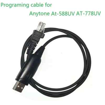 USB Programming Cable for Anytone At-588UV AT-778UV Car Mobile Two Way ...