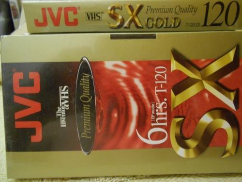 New Lot of 6 Sealed JVC T-120 SX Gold VHS Tapes Video Cassette | eBay