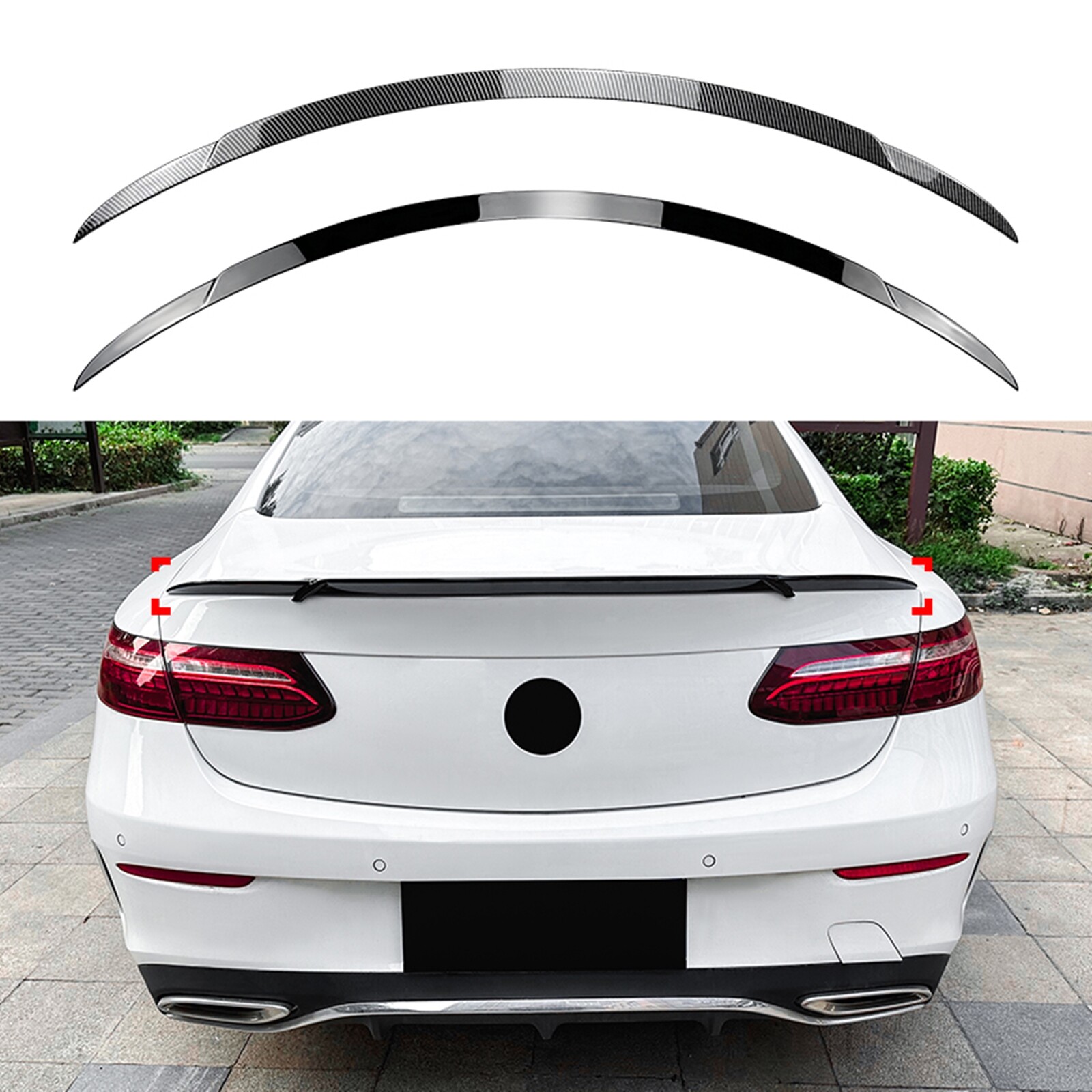 Gloss Black Rear Spoiler Wing For Mercedes Benz E Coupe C238 E200 E450 ...