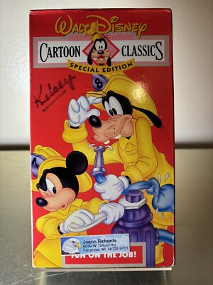 Walt Disney Cartoon Classics Special Edition - Fun on the Job (VHS ...