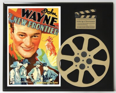 John Wayne The New Frontier Reproduction Hollywood Movie Reel Display ...