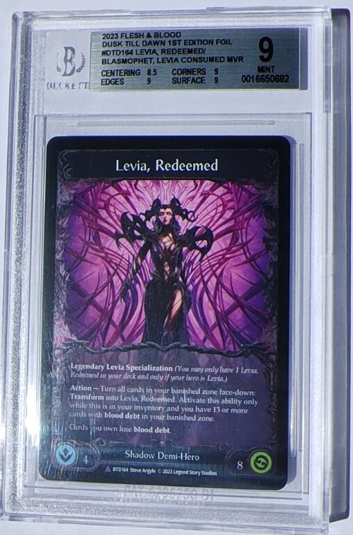Levia Redeemed Blasmophet Consumed Legendary Cold Foil Marvel Flesh ...