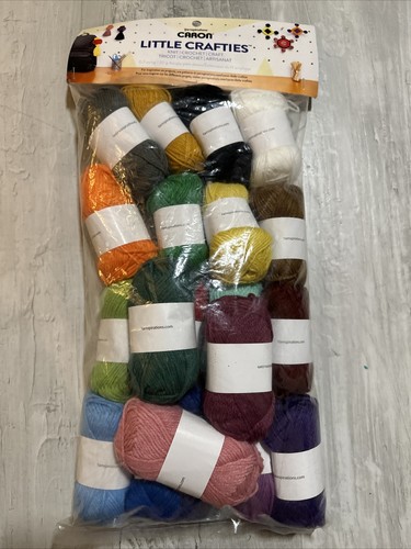 Caron Little Crafties Acrylic Mini Yarn Multipack [Pack of 20 ...