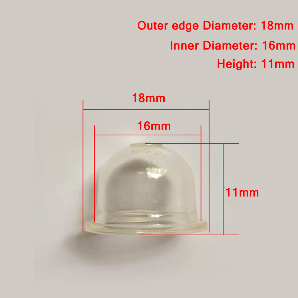 Fuel Pump Primer Oil Bulb Cup For Chainsaw Trimmer Carburetor Oil ...