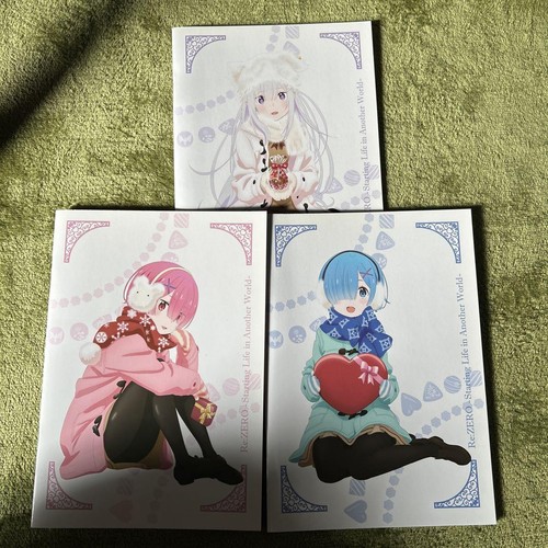 Re:Zero Emilia Rem Ram Notebook | eBay