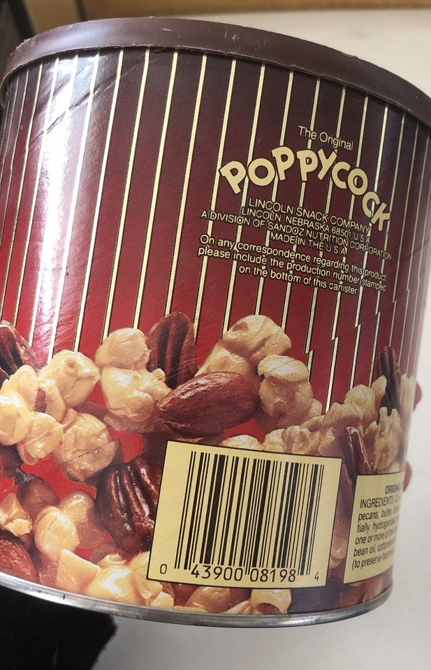 The Original Poppycock Popcorn Almonds Pecans 12 oz. 1970’s *Sealed* | eBay