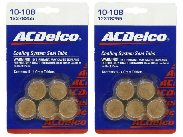 4 Genuine GM ACDelco Cooling System Seal Tabs 10-108 12378255 Stop Leak ...
