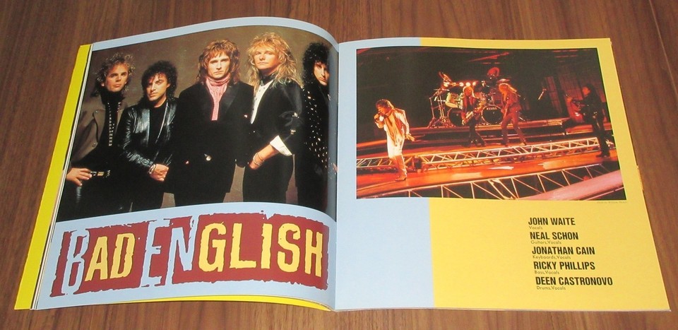 JAPAN tour festival book JEFF BECK Steve Lukather (TOTO) Bad English ...