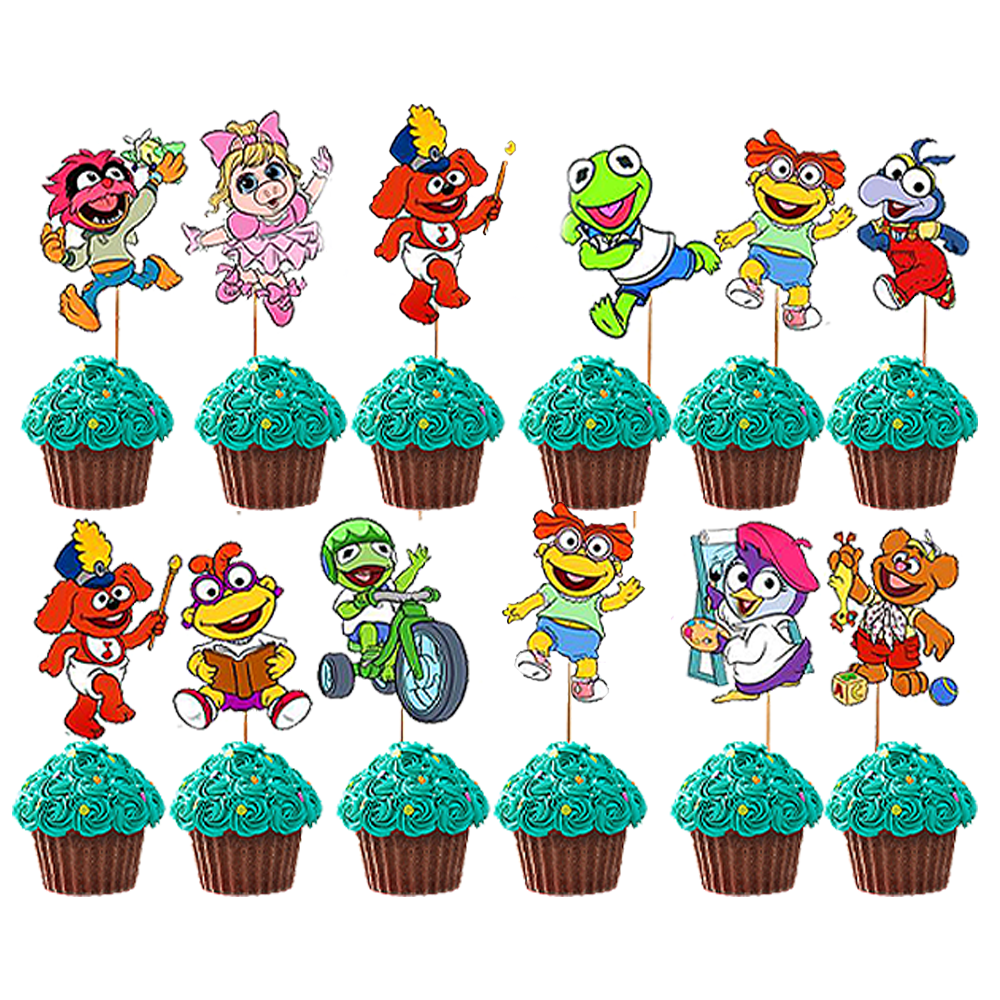 MUPPET BABIES cupcake toppers birthday party decoration theme idea ...