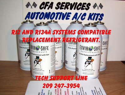 6 ENVIROSAFE R134a REPLACEMENT REFRIGERANT / Both 134a & R12 Systems ...