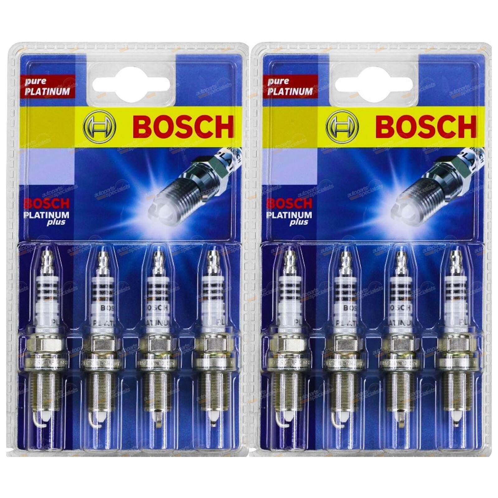 Set of 8 Bosch Platinum Spark Plugs for Mercedes Benz E500 W211 8cyl 5 ...