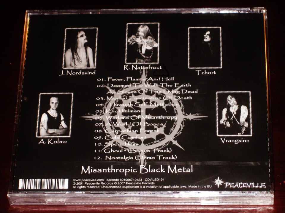 Carpathian Forest: Morbid Fascination Of Death CD 2017 Reissue Bonus ...