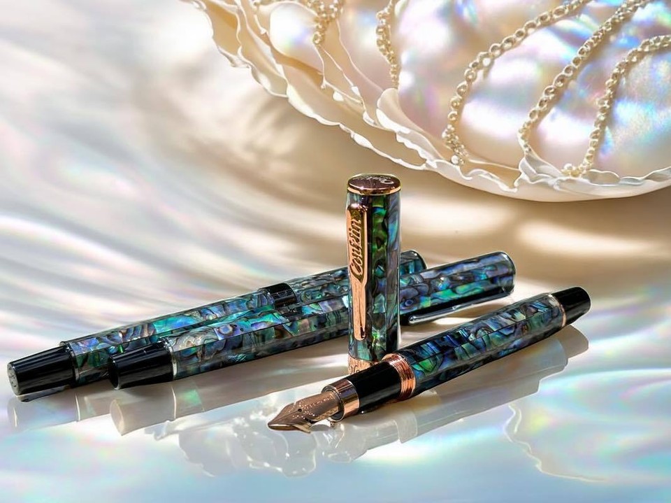 Conklin Stylograph Abalone Limited Edition 100 Fountain Pen | eBay