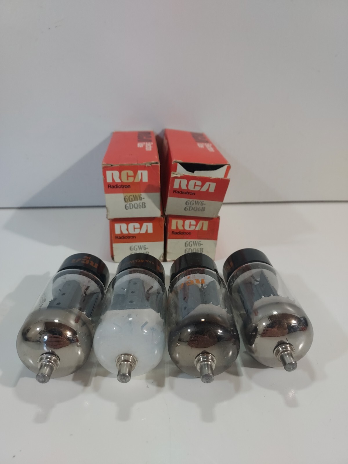 4 Vintage RCA 6Gw6 -6DQ6B Electronic Vacuum Tubes w/Boxes (Read) | eBay
