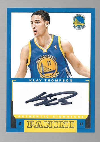 2012-13 Panini Authentic Signature Klay Thompson Rookie Auto | eBay