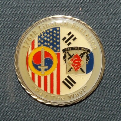 US Army 176th Finance Battalion Command Team ROK Challenge Coin | eBay