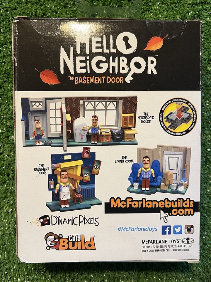 New McFarlane Hello Neighbor Basement Door Construction Set 89 Pieces ...