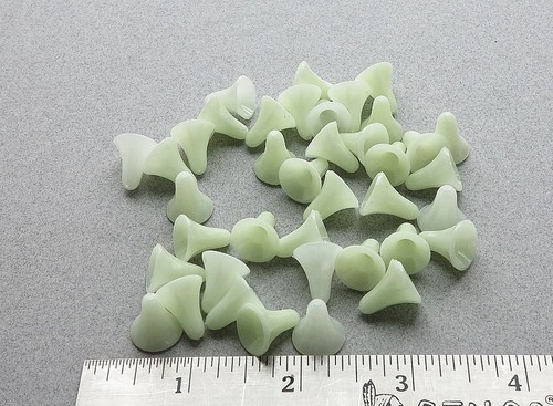 Tee Beads 25 Count T-Bead GLOW in the DARK Plastic Beads Glo Fishing ...