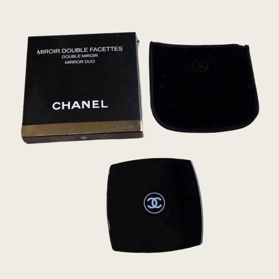 Chanel Compact Mirror Double Facettes Duo - Boxed With Black Pouch ...
