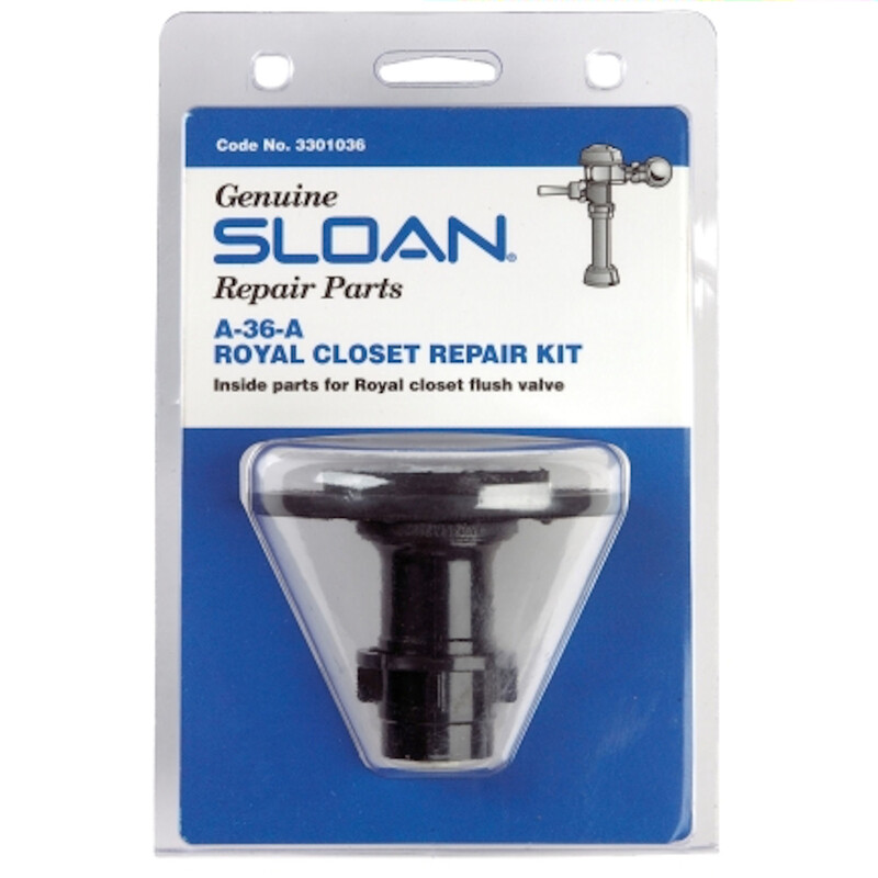 Sloan 3301036 Regal Black Plastic Flushometer Closet/Toilet Repair Kit ...