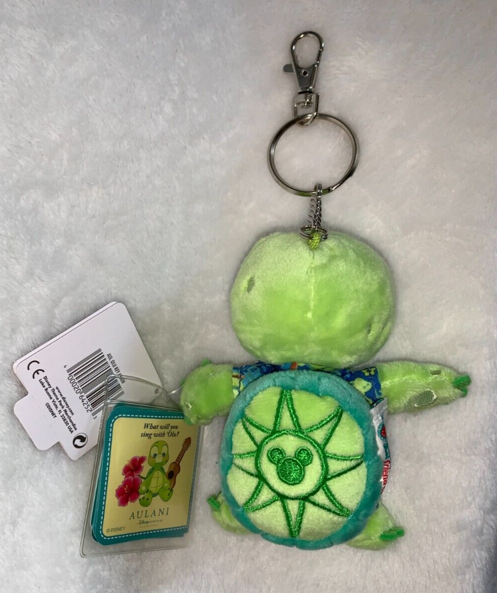 New Disney Aulani Resort Olu Sea Turtle Duffy Friend Plush Key Chain ...