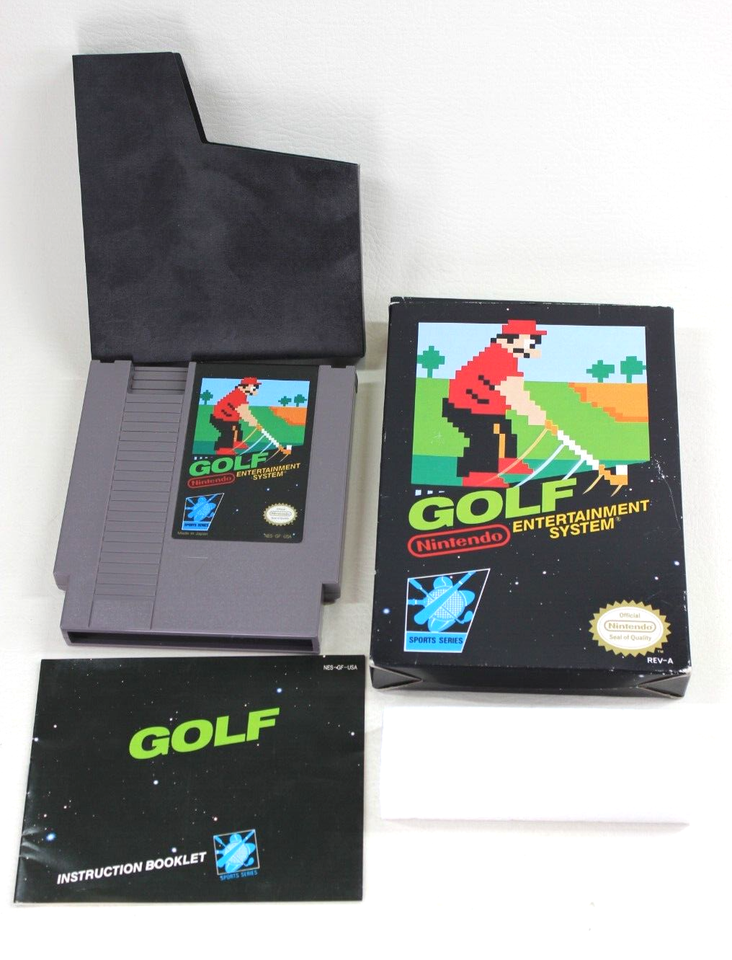 Golf - Nintendo Entertainment System, 1985 NES Black Box Complete CIB ...