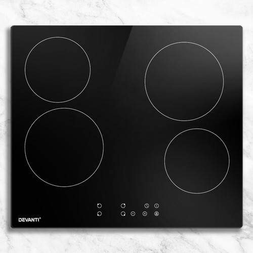 Devanti Electric Ceramic Cooktop 60cm Touch Control 9350062165911 ...