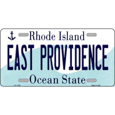 East Providence Rhode Island Novelty Metal Vanity License Plate Tag LP ...