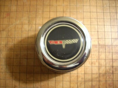 1980-1981 CHEVROLET CORVETTE ALUMINUM WHEEL PLASTIC HUB CENTER CAP 1973 ...