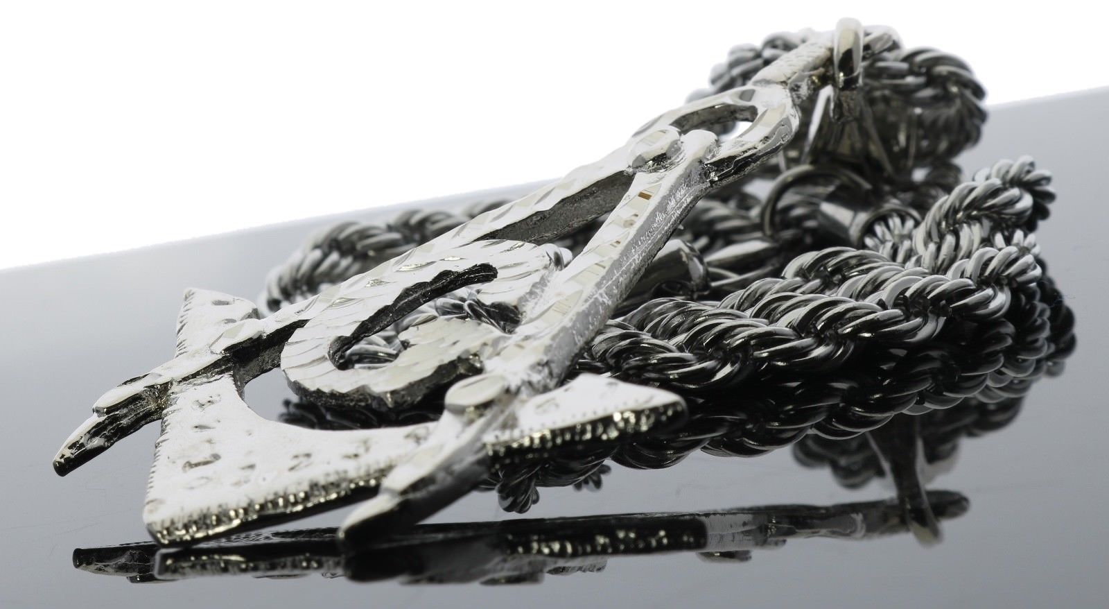 Large Masonic G Dia. Cut Pendant 22" 4mm Stainless Steel Rope Chain D-8 ...