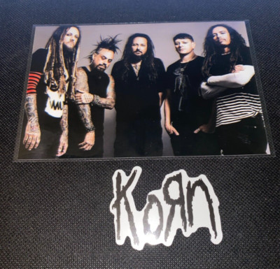Korn Sticker & Band Photo Lot | eBay