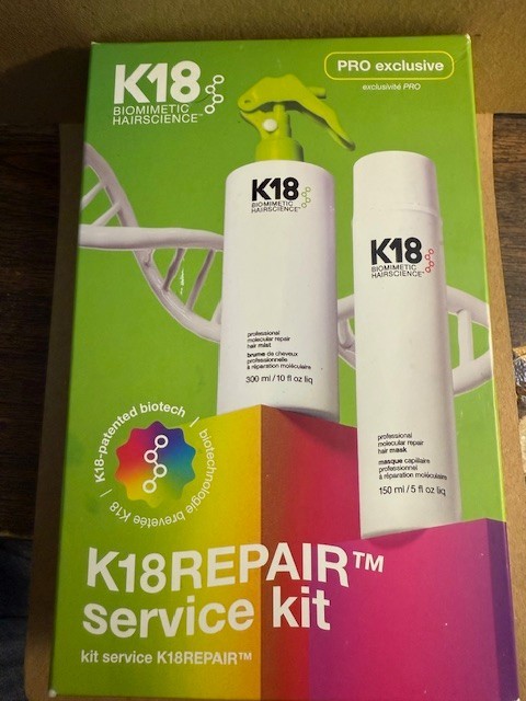 K18 Biomimetic Hairscience PRO Exclusive K18 Repair Service Kit NIB ...