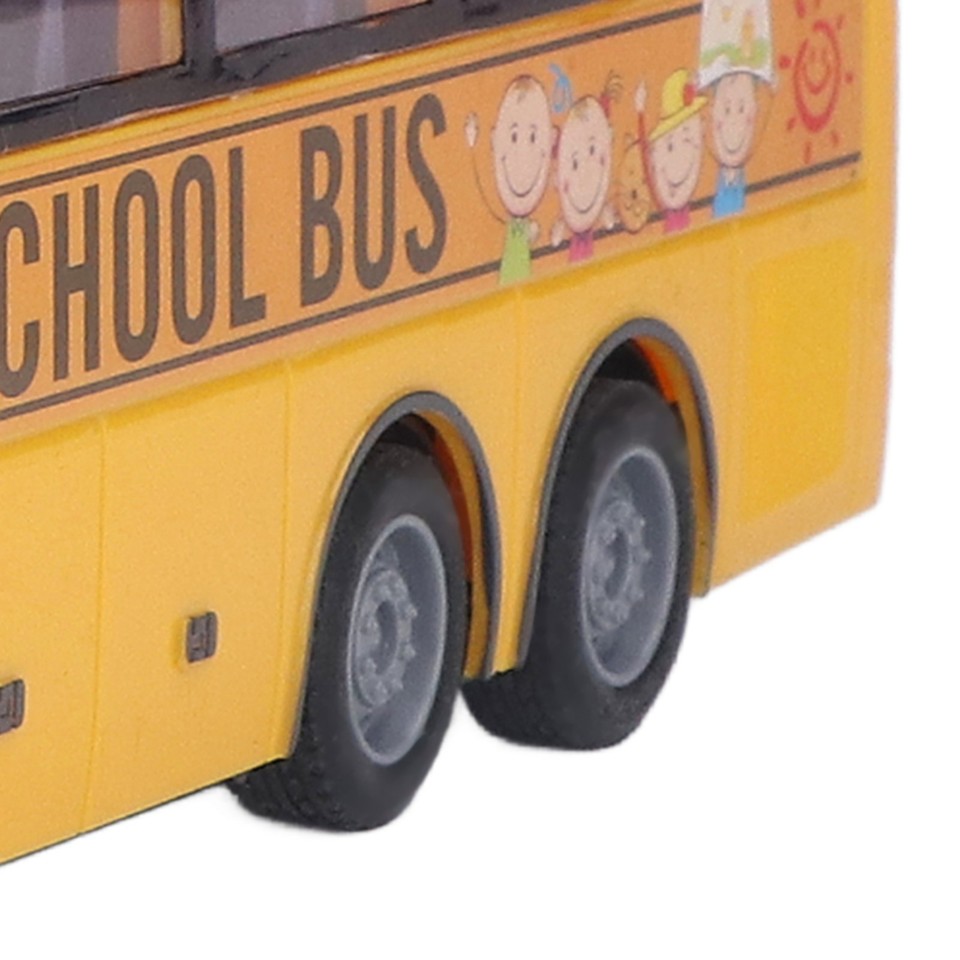 Remote Control Bus Children Simulated LED Light RC School Bus ...