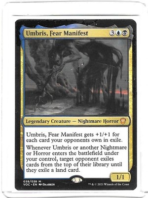 Umbris, Fear Manifest #38 M -NM - Magic the Gathering - Regular - MTG ...
