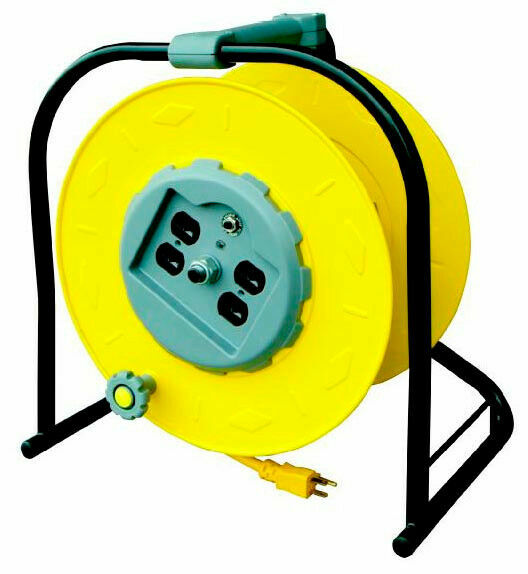Alert Stamping 9100HT Heavy Duty Multi-outlet Wind-up Reel With 4 ...