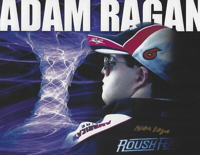Adam Ragan Autographed Signed 8x10 Photo - NASCAR Racing - RARE! - w ...