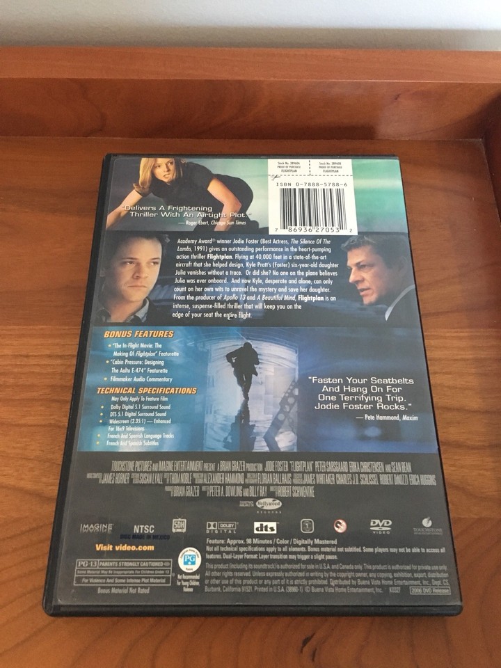 Flightplan (DVD, 2006, Widescreen) 786936270532| eBay